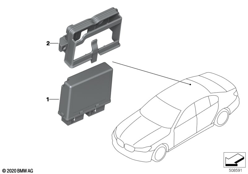 Parking assistance systems - BMW 3-Series, G20N, 320dX 42FU, 2021-2025 ...